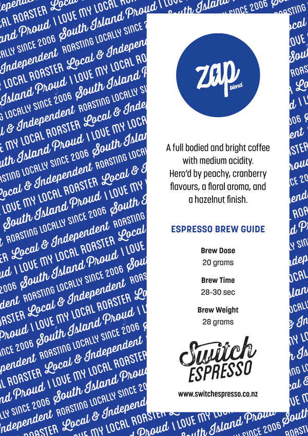 Switch Espresso ZAP Coffee Blend | Coffee Collective - The Coffee ...