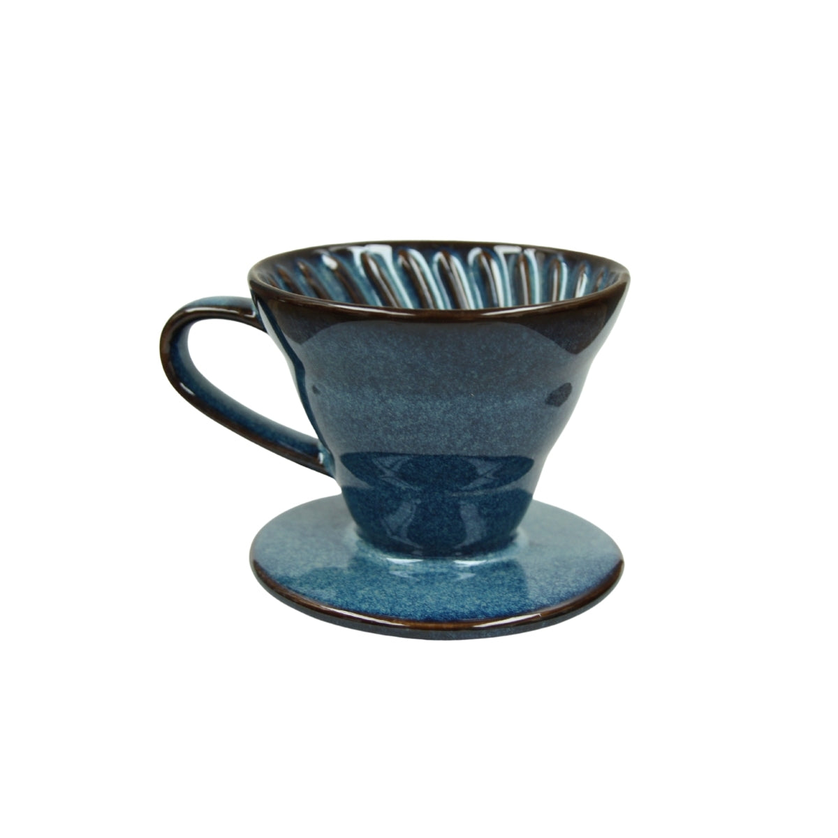 Ceramic Coffee Dripper - Deep Blue | The Coffee Collective