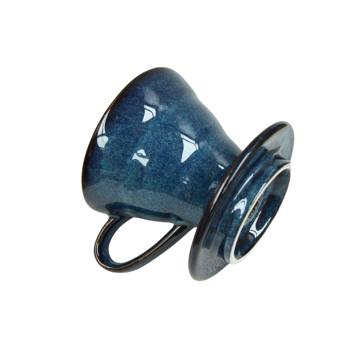 Ceramic Coffee Dripper - Deep Blue | The Coffee Collective